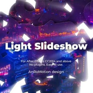 دانلود پروژه آماده افتر افکت Light Slideshow | بیگ موشن